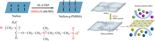 通过SI-ATRP将两性离子SBMA接枝到Nafion上制备的新型Nafion-g-PSBMA膜用于钒氧化还原液流电池应用,Journal ...
