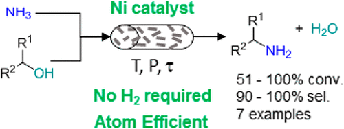 Catalysis in Flow: Nickel-Catalyzed Synthesis of Primary Amines from ...