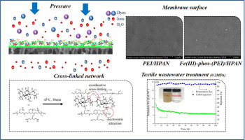 A novel loose-NF membrane based on the phosphorylation and cross ...