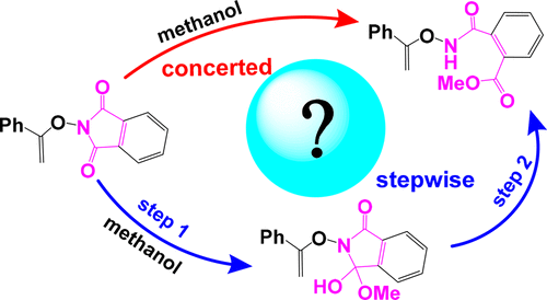 Methanol-Assisted Phthalimide Ring Opening: Concerted or Stepwise ...