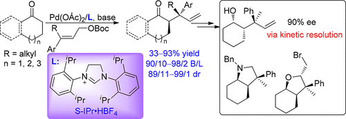 Pd-Catalyzed Allylic Alkylation of gem-Alkyl,Aryl-Disubstituted Allyl ...