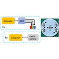 Non-flickering 100 m RGB visible light communication transmission based ...