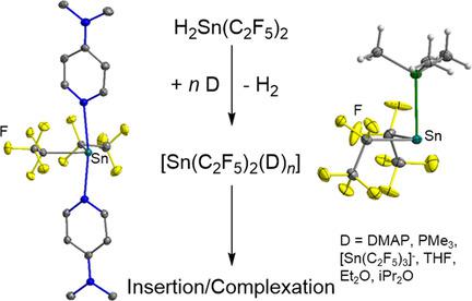 Synthesis and Reactivity of Donor‐Stabilized Bis(pentafluoroethyl ...