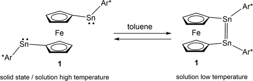 Cyclic Distannene or Bis(stannylene) with a Ferrocenyl Backbone ...