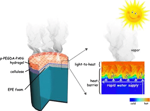 Macroporous Double-Network Hydrogel for High-Efficiency Solar Steam ...