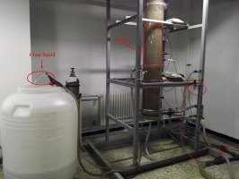 Hydrodynamics and mass transfer in an internal airlift slurry reactor for process ...