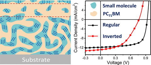 Critical Role of Vertical Phase Separation in Small-Molecule Organic ...
