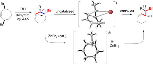 Stereospecific ring contraction of bromocycloheptenes through dyotropic ...