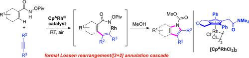 Formal Lossen Rearrangement/[3+2] Annulation Cascade Catalyzed by a ...