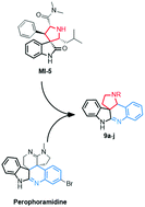 Synthesis of tetrahydro-1H-indolo[2,3-b]pyrrolo[3,2-c]quinolones via intramolecular oxidative ...