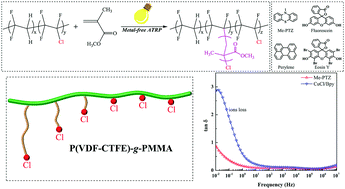 Synthesis of poly(vinylidene fluoride-co-chlorotrifluoroethylene)-g ...