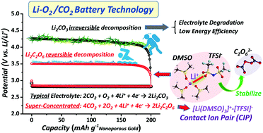 Li2CO3-free Li–O2/CO2 battery with peroxide discharge product†,Energy ...