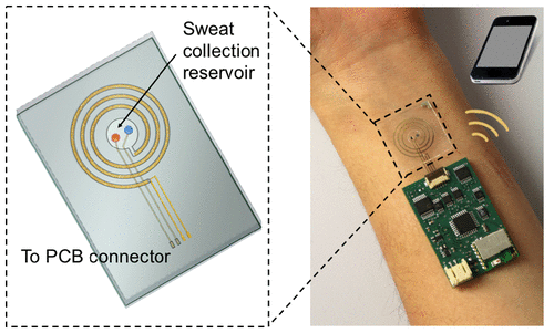 A Wearable Microfluidic Sensing Patch for Dynamic Sweat Secretion ...