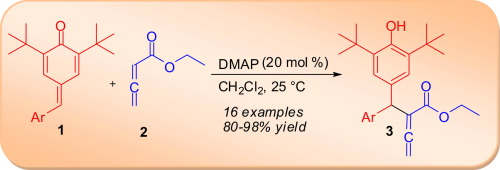 DMAP catalysed vinylogous Rauhut–Currier reaction of allenoates with ...