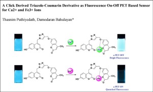 A click derived triazole-coumarin derivative as fluorescence on-off PET based sensor for Ca2+and ...