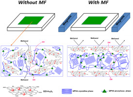 Magnetic field-assisted alignment of graphene oxide nanosheets in a ...