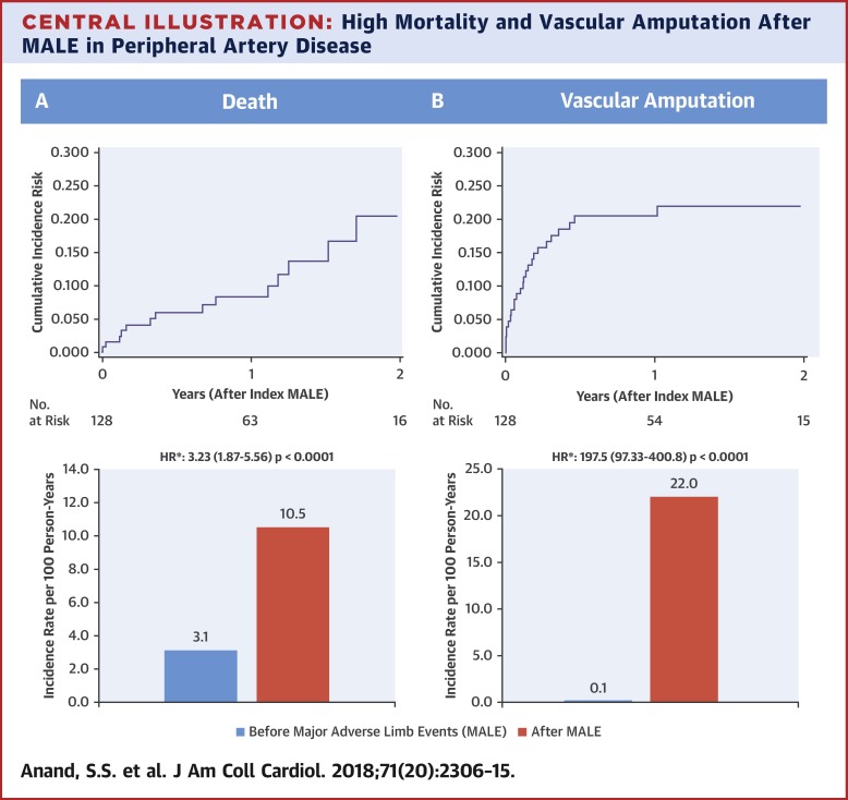 Major Adverse Limb Events in Lower Extremity Peripheral Artery Disease ...