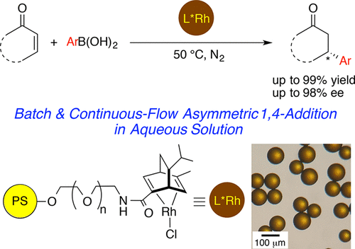 Aqueous Asymmetric 1,4-Addition of Arylboronic Acids to Enones Catalyzed by an Amphiphilic Resin ...