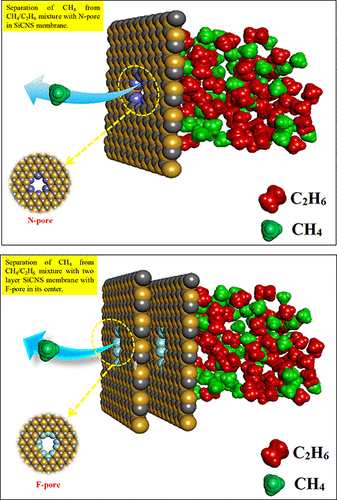 Separation of CH4/C2H6 Mixture Using Functionalized Nanoporous Silicon ...