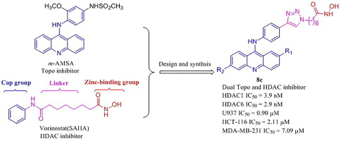 Design, synthesis and anticancer evaluation of acridine hydroxamic acid ...