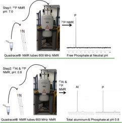 27Al and 31P NMR spectroscopy method development to quantify aluminum ...
