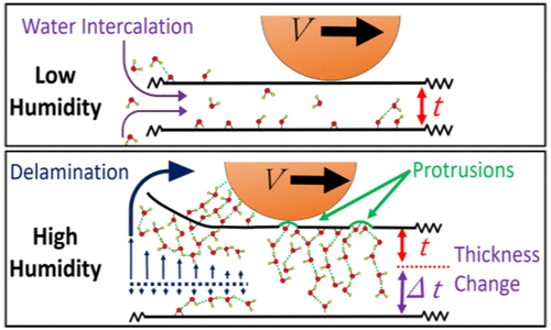 Effect of Humidity and Water Intercalation on the Tribological Behavior of Graphene and Graphene ...