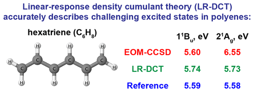 Linear-Response Density Cumulant Theory for Excited Electronic States ...
