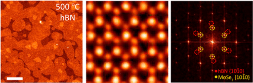 Molecular Beam Epitaxy of Highly Crystalline MoSe2 on Hexagonal Boron ...