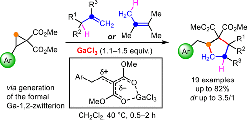 GaCl3-Mediated “Inverted” Formal [3 + 2]-Cycloaddition of Donor ...