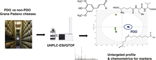 非靶向代谢组学揭示了PDO和非PDO Grana Padano奶酪之间的化学指纹差异,Food Research International ...