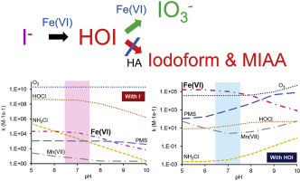 Rapid oxidation of iodide and hypoiodous acid with ferrate and no ...