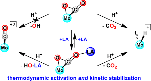 质子诱导 CO2 裂解的路易斯酸增强：键弱化和配体停留时间效应,Journal of the American Chemical ...