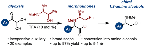 Asymmetric Synthesis of Chiral 1,2-Amino Alcohols and Morpholin-2-ones ...