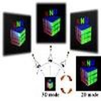 Polarization-dependent liquid crystalline polymeric lens array with aberration-improved ...