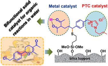 Bifunctional Solid Catalyst for Organic Reactions in Water ...