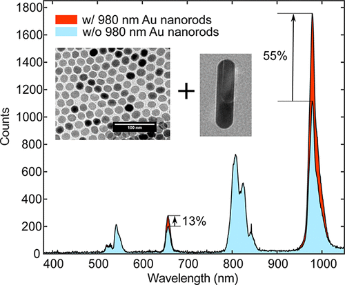 Harvesting Dual-Wavelength Excitation with Plasmon-Enhanced Emission ...