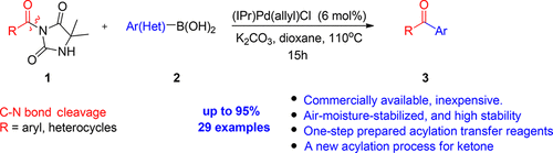 N-Acyl-5,5-dimethylhydantoin, a New Mild Acyl-Transfer Reagent in Pd ...