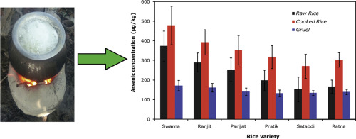 Arsenic retention in cooked rice: Effects of rice type, cooking water ...