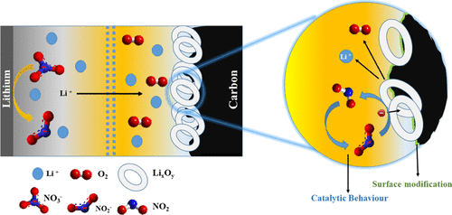 Bifunctional Role of LiNO3 in Li–O2 Batteries: Deconvoluting Surface ...