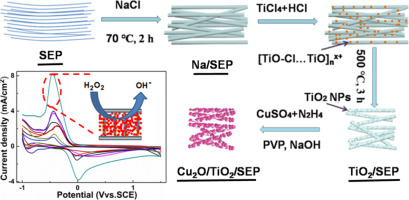 用于有效检测 H2O2 的 Cu2O/TiO2/海泡石电极的制备,Journal of Electroanalytical Chemistry ...