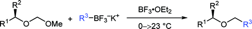 Synthesis of Dialkyl Ethers from Organotrifluoroborates and Acetals ...
