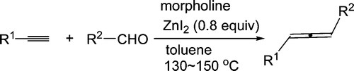 One-Pot Synthesis of 1,3-Disubstituted Allenes from 1-Alkynes ...