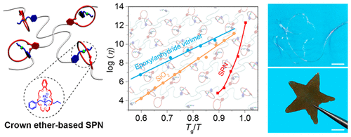 A Self-Cross-Linking Supramolecular Polymer Network Enabled by Crown-Ether-Based Molecular ...