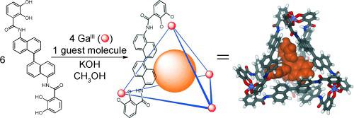 Design and formation of a large tetrahedral cluster using 1,1 ...