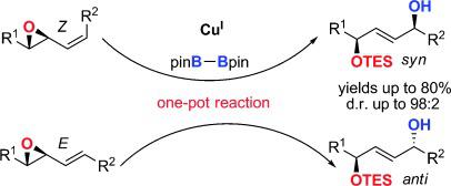 Synthesis of syn and anti 1,4‐Diols by Copper‐Catalyzed Boration of ...