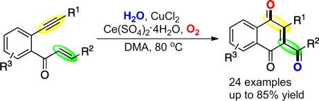 铜催化的H6O和O2对1,6-烯炔的分子内氧化6-外触发环化,Angewandte Chemie International Edition ...