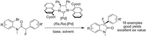 3-氟-3-芳基吲哚的合成：酰胺的直接对映选择性α芳基化,Angewandte Chemie International Edition ...