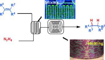 In Situ Generation of Diimide from Hydrazine and Oxygen: Continuous ...