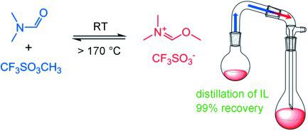 Distillable Ionic Liquids: Reversible Amide O Alkylation,Angewandte Chemie International Edition ...