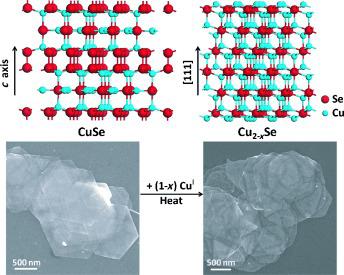 具有微米级横向尺寸的二维CuSe纳米片：合成和模板辅助相变,Angewandte Chemie International Edition ...